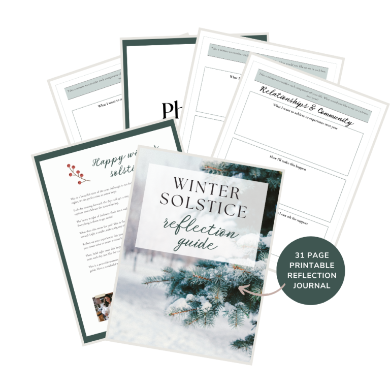 Winter Solstice Journal Prompts for a Self-Reflection Ritual - Seasonal ...